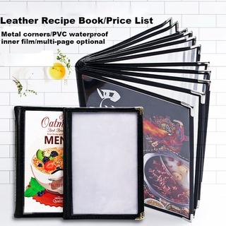 A4 Menu Cover Cook Book Transparent Menu Cover | Shopee Philippines