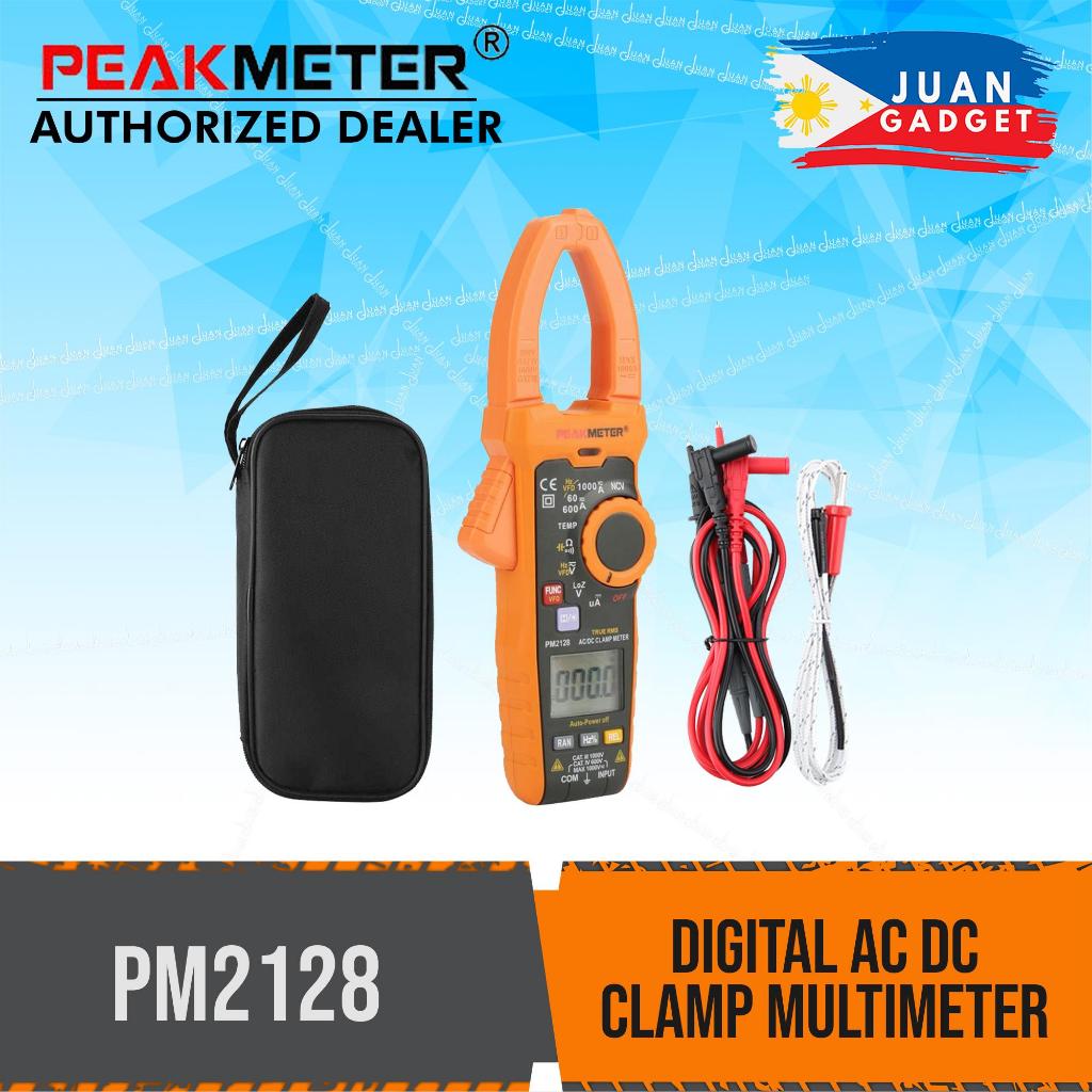 Peakmeter PM2128 Digital AC/DC Clamp Meter 1000V Multimeter | JG ...