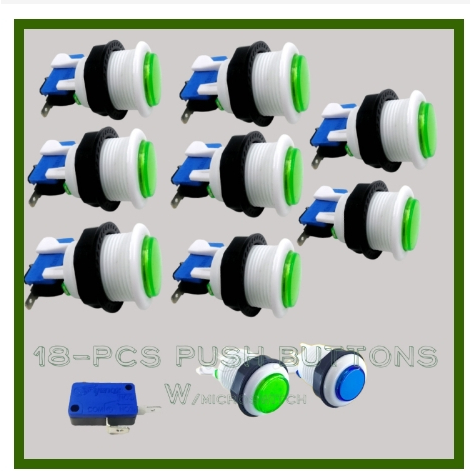 SET OF 18 Push Button with Micro Switch for Videoke Set | Shopee ...