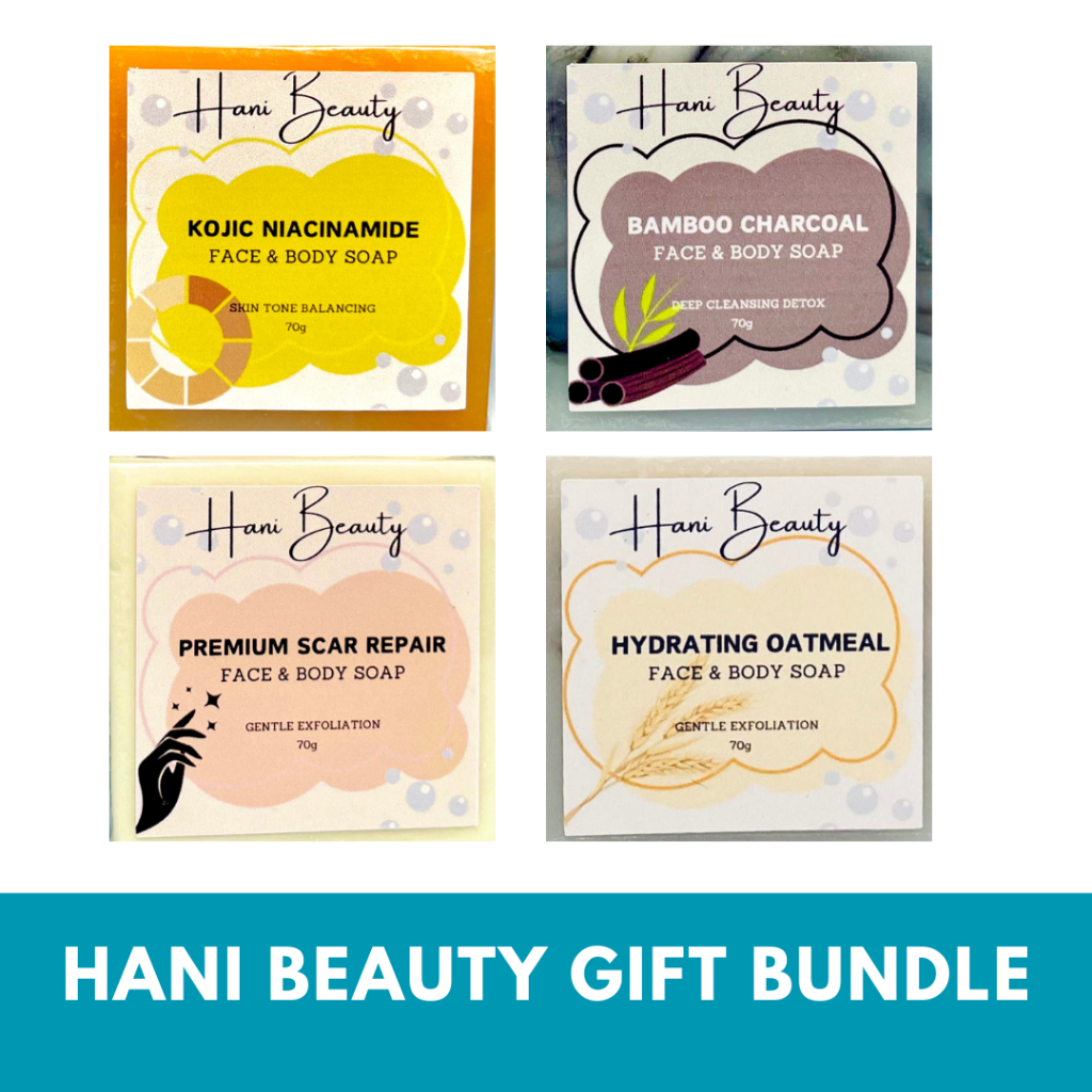 Hani Beauty Soap Collection (Kojic Niacinamide, Oatmeal, Bamboo ...