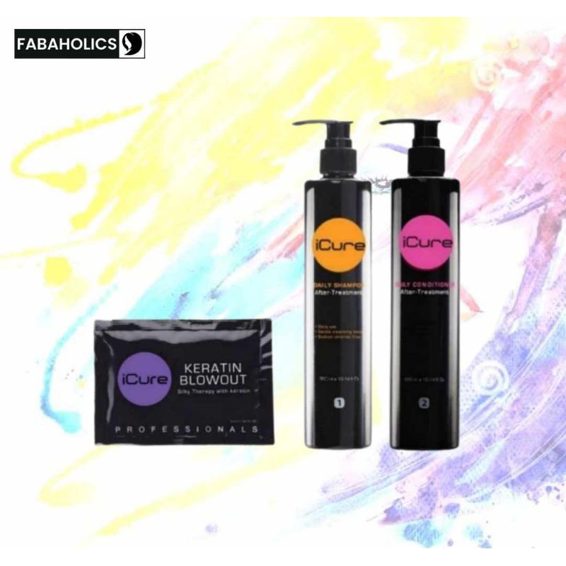 ICURE KERATIN BLOWOUT SET | Shopee Philippines
