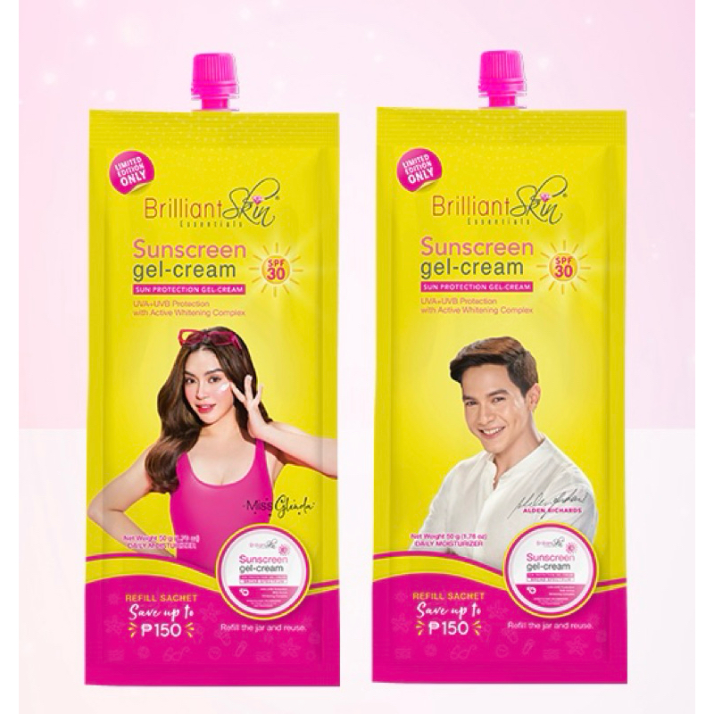 Brilliant Skin Sunscreen gel-cream 50g.(new packaging) | Shopee Philippines