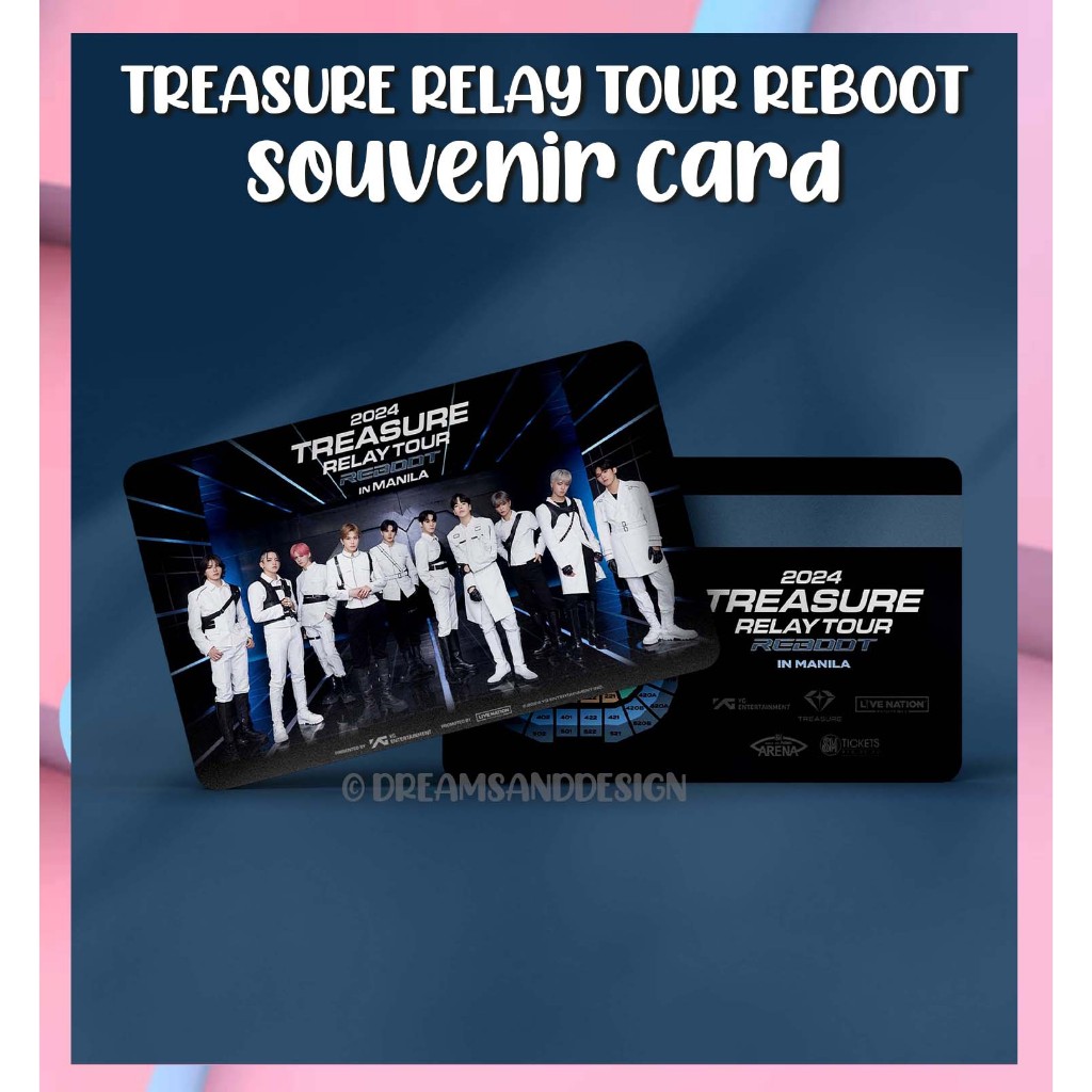 Treasure Relay Tour Reboot in Manila Souvenir Card | Shopee Philippines