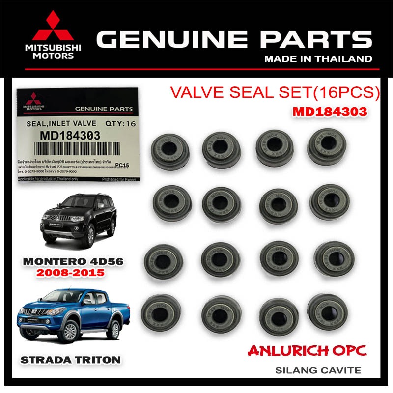 Valve Seal Set Mitsubishi Montero Sport/ Strada (4D56) Genuine ...