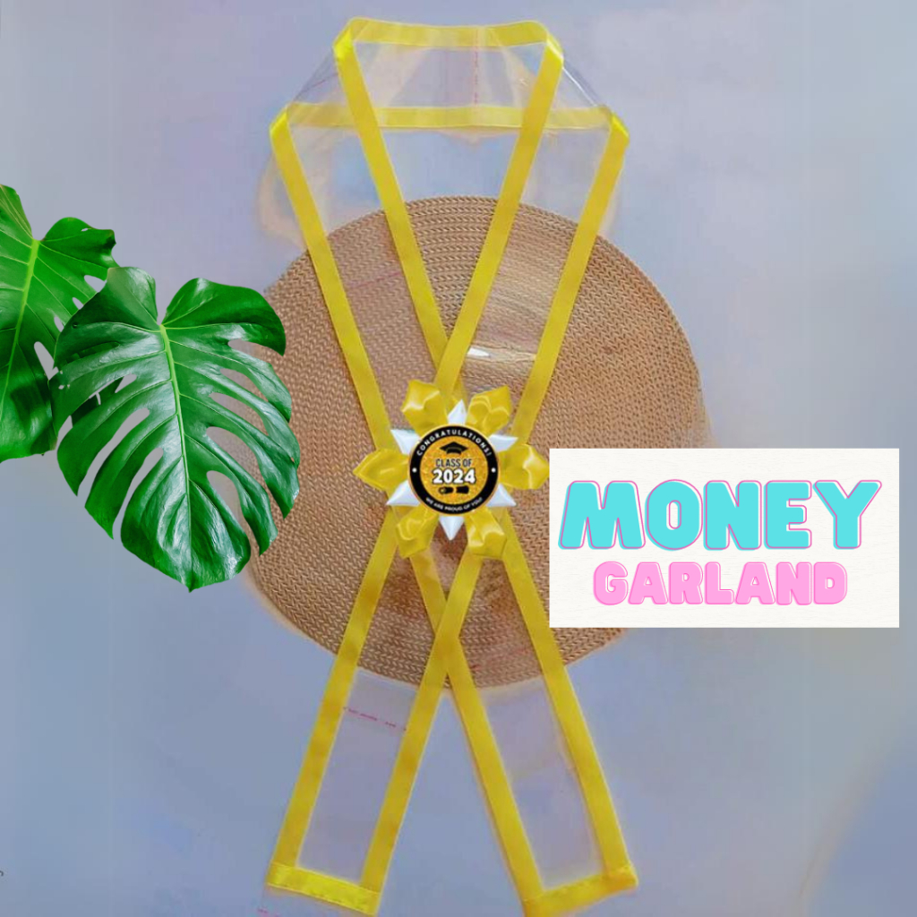 Money Garland (10 slots) Lei with different colors for Graduation ...