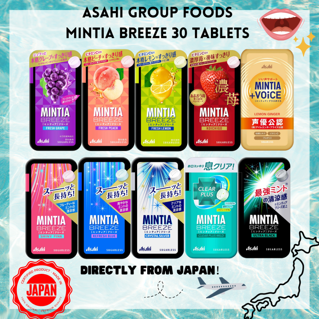 Asahi Group Foods MINTIA Breeze 30 tablets | Shopee Philippines