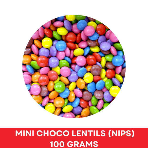 Mini Choco Lentils (Nips) 100 Grams - For Baking Decorations! | Shopee ...