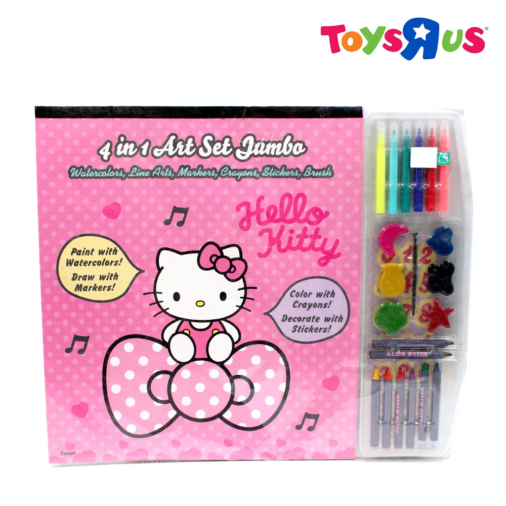 Hello Kitty 4-in-1 Jumbo Art Set Set | Shopee Philippines