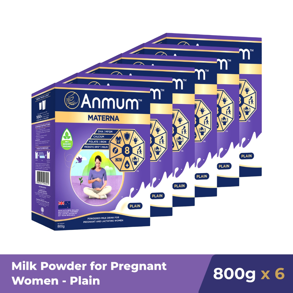 Anmum Materna Pregnancy Milk Powder Plain 800G x6 | Shopee Philippines