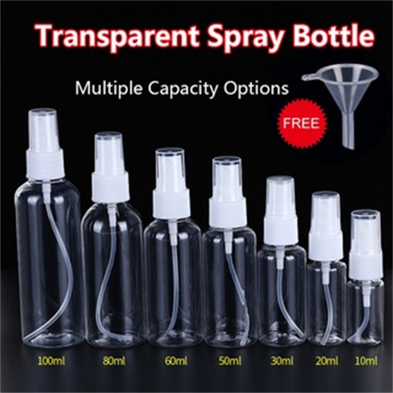 Empty Spray Bottles Travel Small Spray Cosmetic Containers Refillable ...