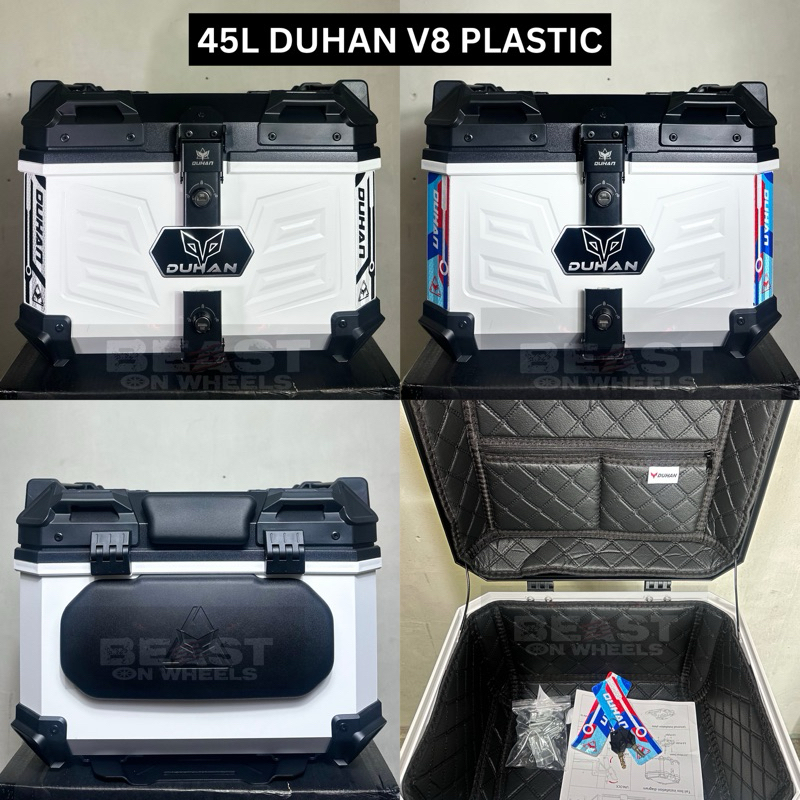 ORIGINAL DUHAN 45L HARD PLASTIC TOPBOX | Shopee Philippines