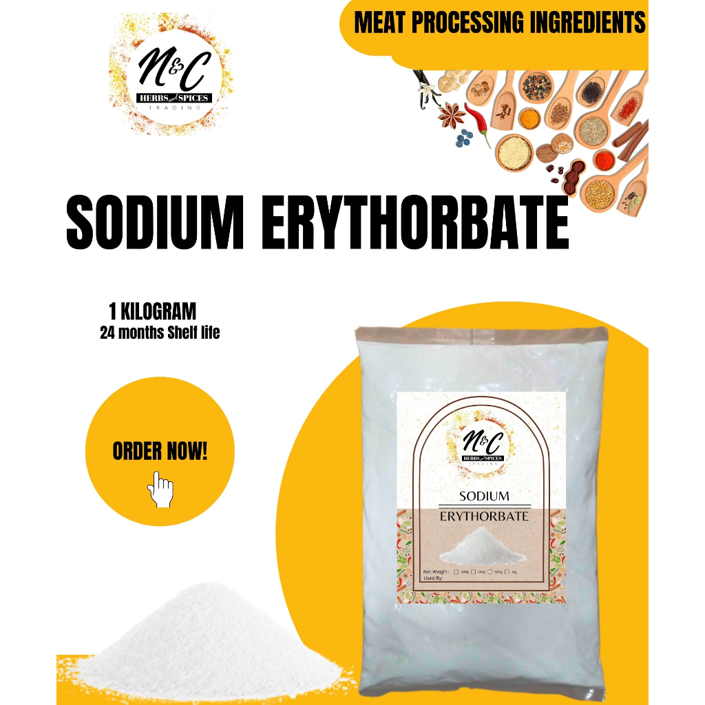 Sodium Erythorbate 100g 250g 500g 1kg Herbs and Spices | Shopee Philippines