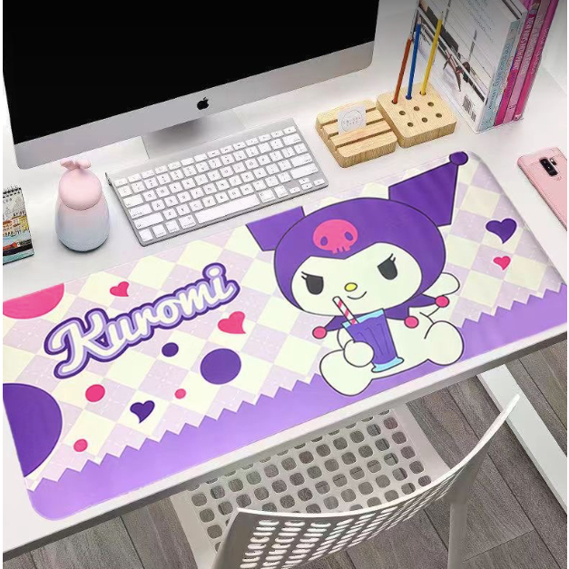 Melody Cinnamoroll Kuromi Desk Mat Laptop Mat Pad Gaming Large Mouse ...