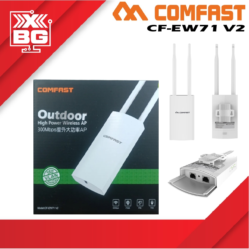 Comfast CF- EW71 v2 Outdoor Wireless WiFi Repeater Router 2.4G | Shopee ...