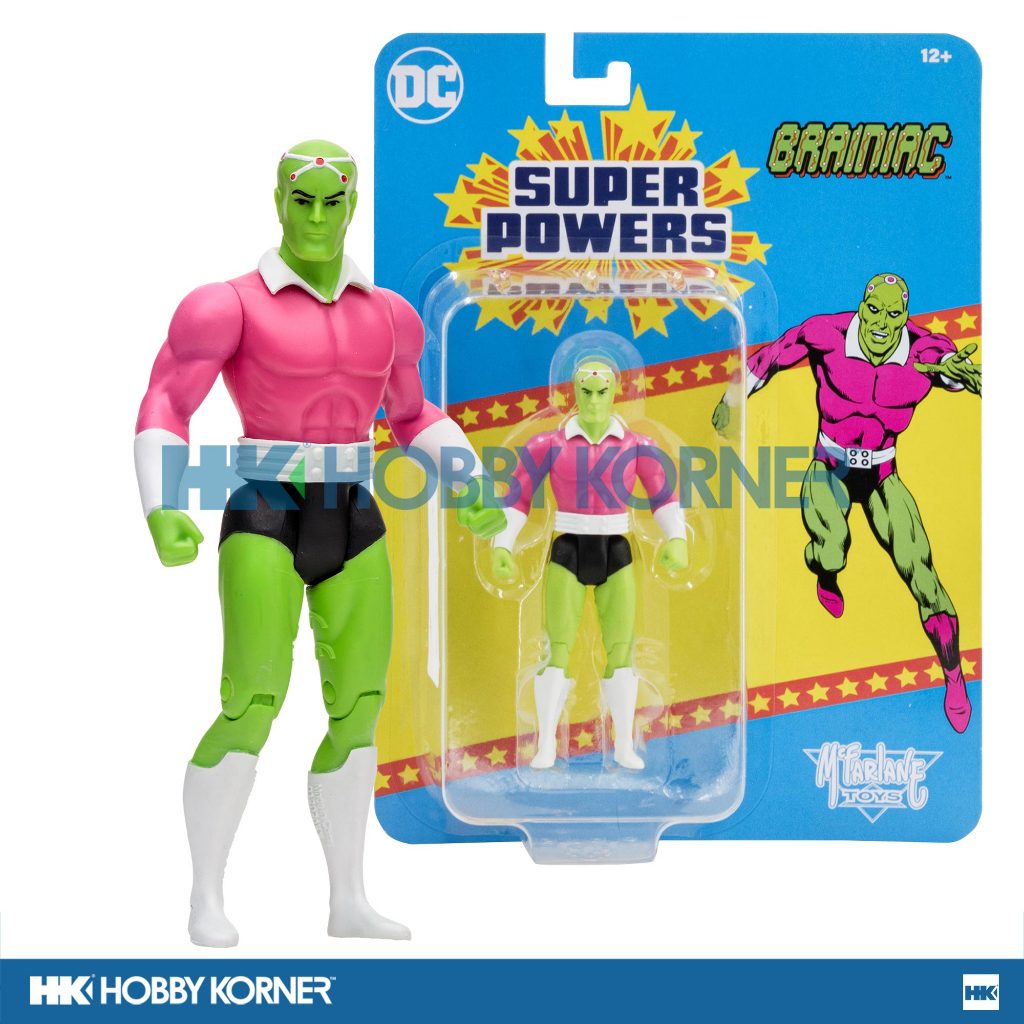 (IN STOCK) MCFARLANE TOYS MF15799 Super Powers 5 Inch Scale Brainiac ...