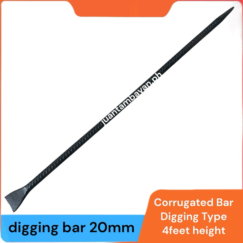 Corrugated Digging Bar crowbar slatebar shalebar spudbar pinchpointbar ...