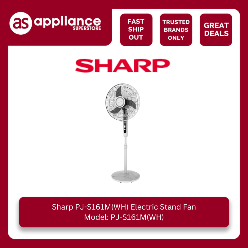Sharp PJ-S161M(WH) Electric Stand Fan | Shopee Philippines