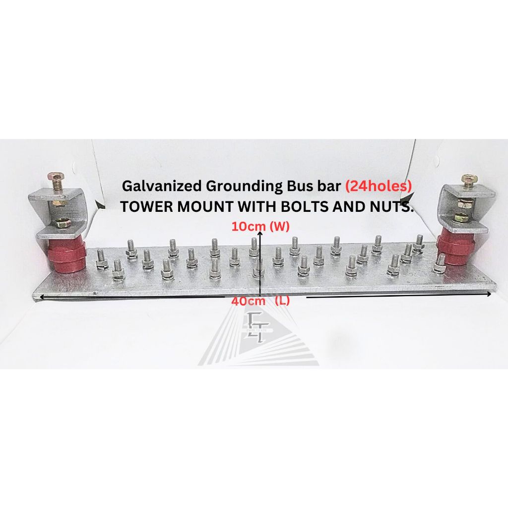 Classic Tin Plated Galvanized Grounding Busbar Kit for General ...