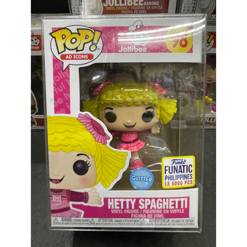 Funko Pop Funatics Exclusive Jollibee Hetty Spaghetti (Glitter ...