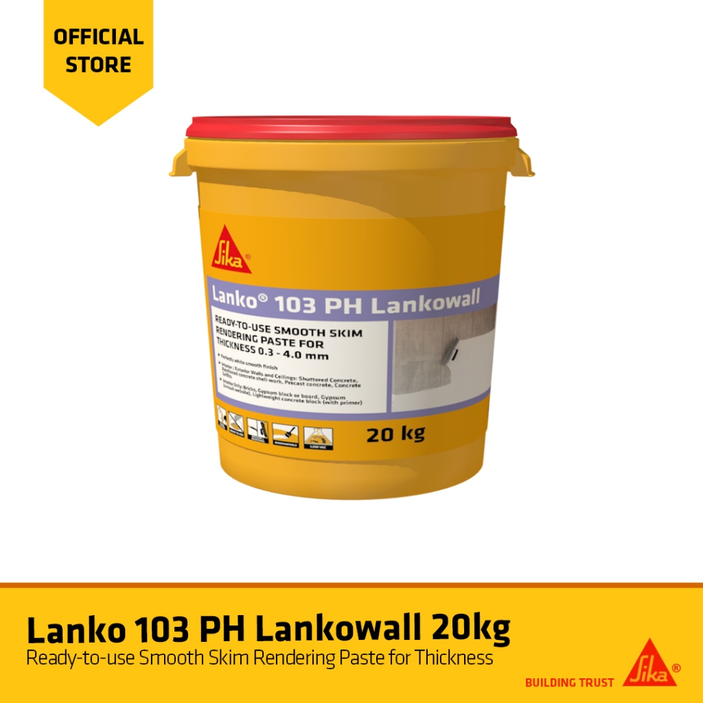 SIKA LANKO 103 PH Lankowall 20kg | Shopee Philippines