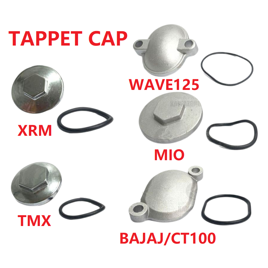 TLJ Motorcycle 1PC GRS Tappet Cap XRM/TMX/CG125/WAVE125/MIO/BAJAJ/CT100 ...