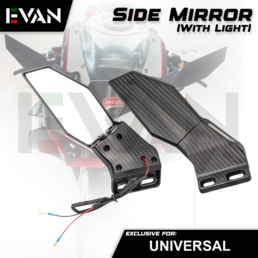 Side Mirror With Signal Light for Nmax v1/v2 Modified Made in Thailand ...