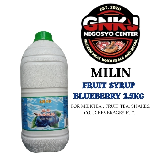 Milin Blueberry Fruit Syrup 2.5kg | Shopee Philippines