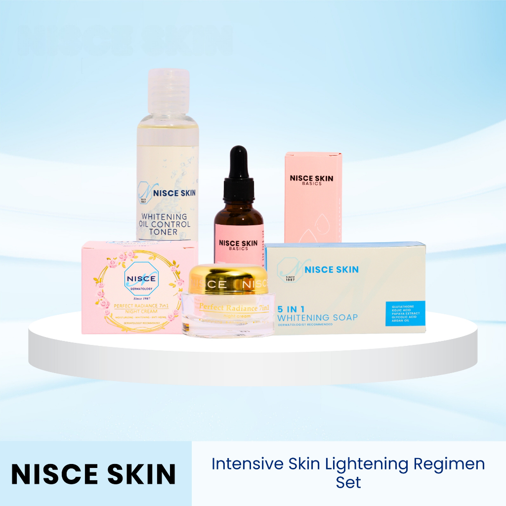 NISCE SKIN Intensive Skin Lightening Regimen Set | Shopee Philippines