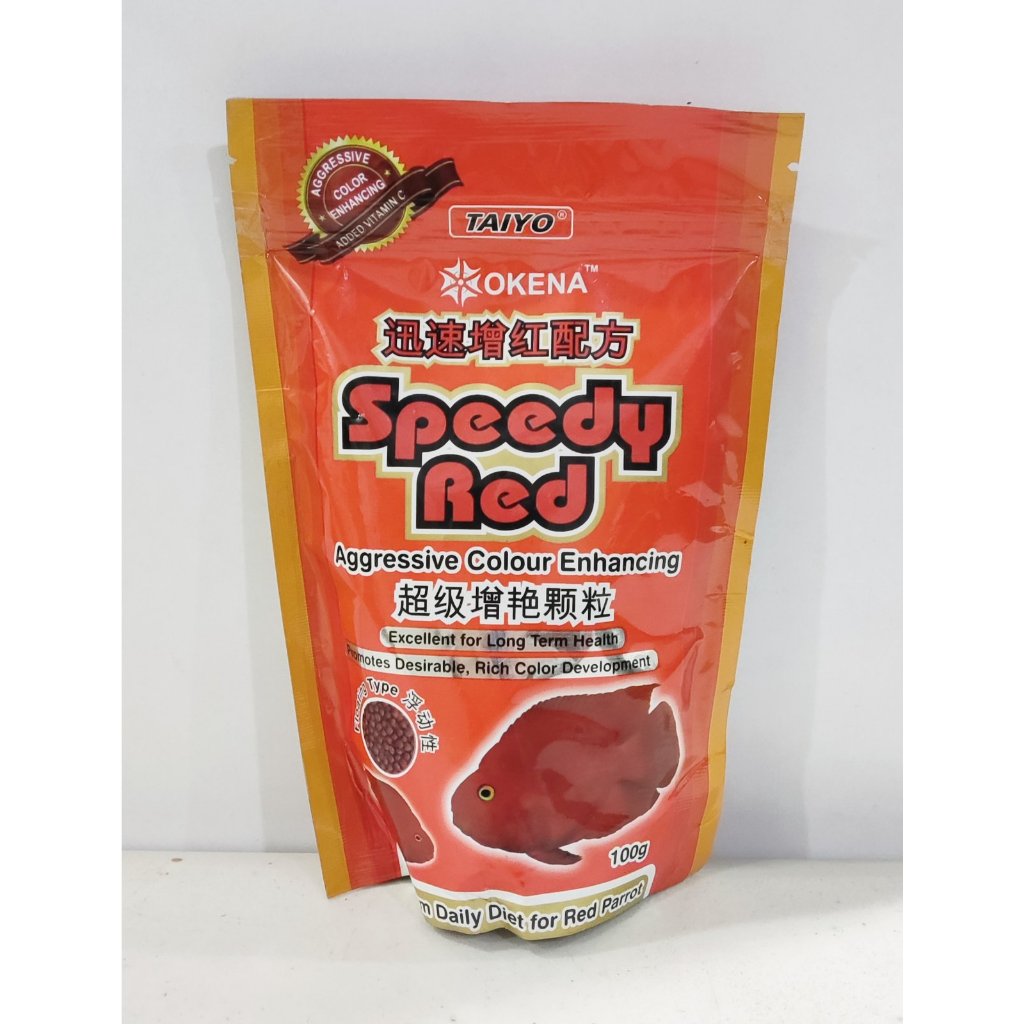 Taiyo Okena Speedy Red Parrot Fish Food 100g | Shopee Philippines