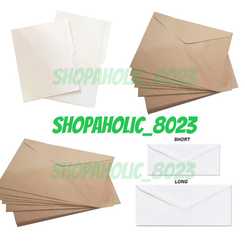 50/100pcs BROWN ENVELOPE/ FOLDER / NON-WINDOW MAIL ENVELOPE BOX SCHOOL ...
