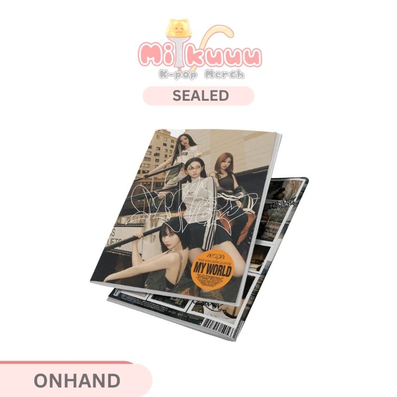 Aespa My World Tabloid Ver Sealed Album Shopee Philippines