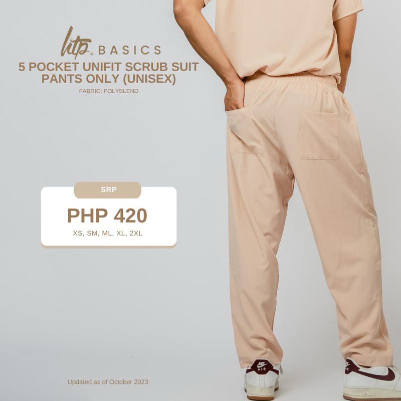 HTP Basics - 5 Pocket Unifit Scrub Suit (Unisex) | Shopee Philippines