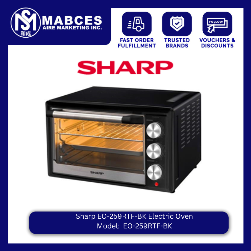 Sharp EO-259RTF-BK Electric Oven | Shopee Philippines
