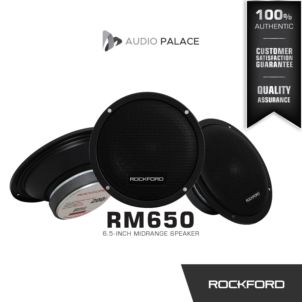 ROCKFORD RM-650 Midrange Raw Speaker for Installation Replacement or Repair | Shopee Philippines