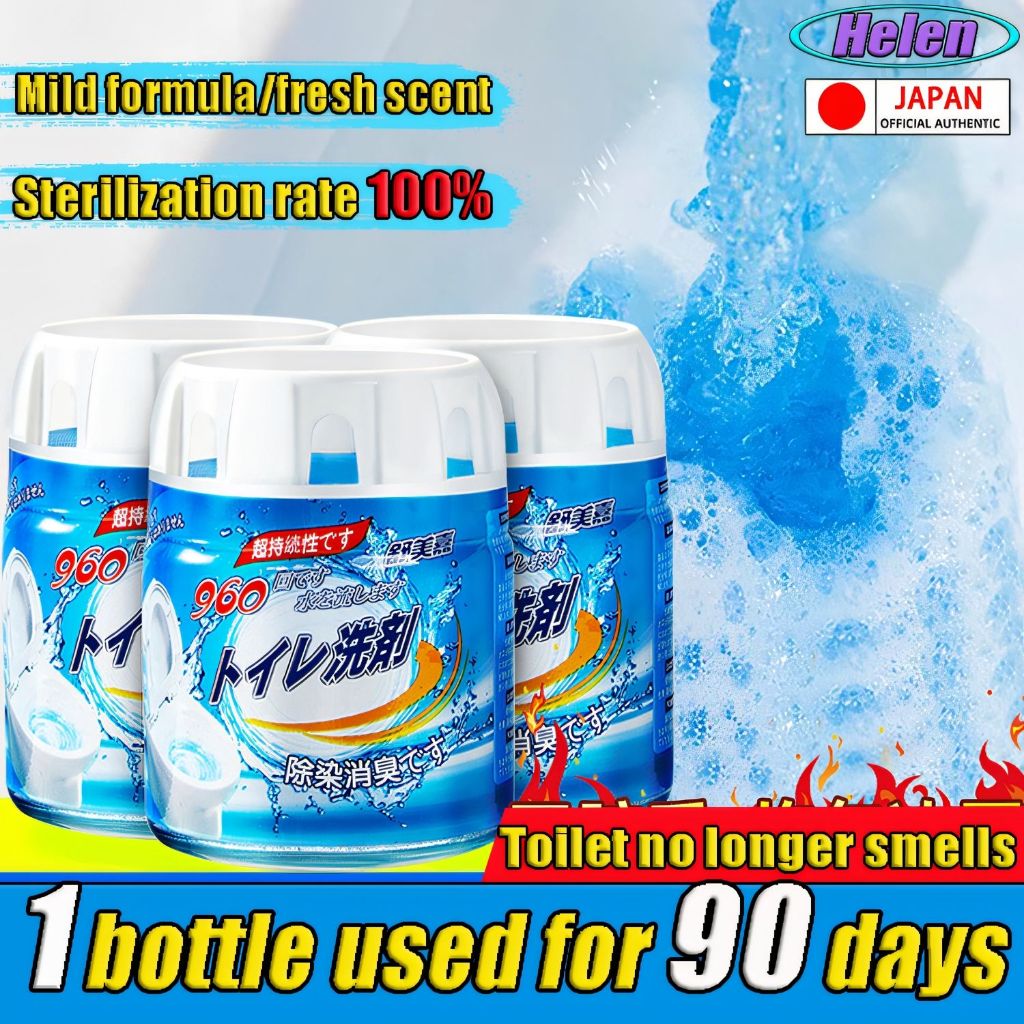 Automatic Toilet Cleaner Toilet Bowl Cleaner Stain Remover Tablet Flush ...