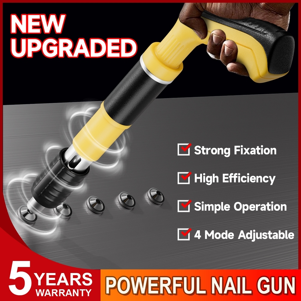 Nail Gun Manual Steel Rivet gun Tufting Nail Gun Concrete Wall Gun Pipe ...
