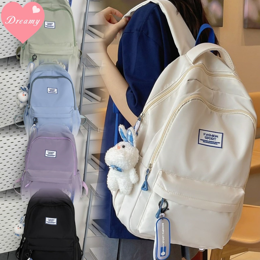 Dreamy Korean Fashion Backpack Large Capacity Travel Bagpack School Bag ...