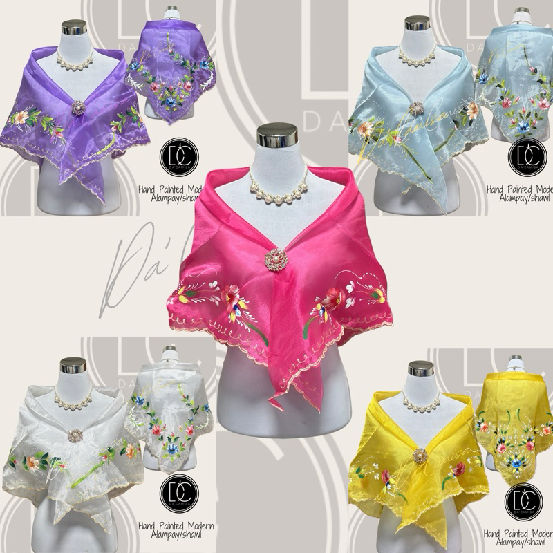Hand Painted Modern Alampay/Shawl | Shopee Philippines
