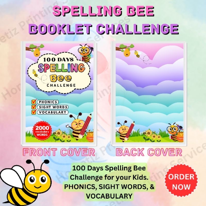 SPELLING BOOKLET CHALLENGE FOR KIDS | 100 Days Spelling Challenge ...
