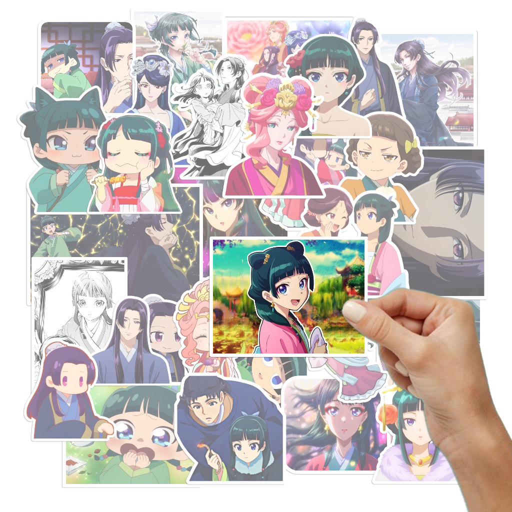 50pcs. Apothecary Diaries Waterproof Sticker Set for Aquaflask, Laptop ...