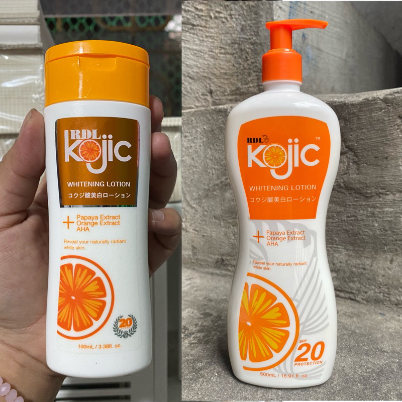 RDL Kojic Whitening Lotion Spf20 (100ml & 500ml) | Shopee Philippines
