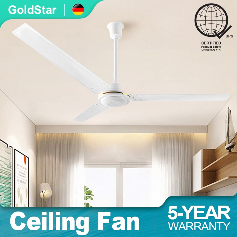 Gold Star Electric Ceiling Fan Big Size Heavy Duty Household Strong ...