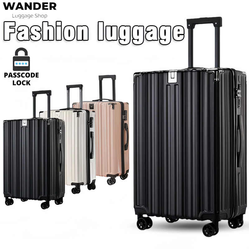Luggage Travel Bag Durable Waterproof Suitcase Hidden Hook 360 ...