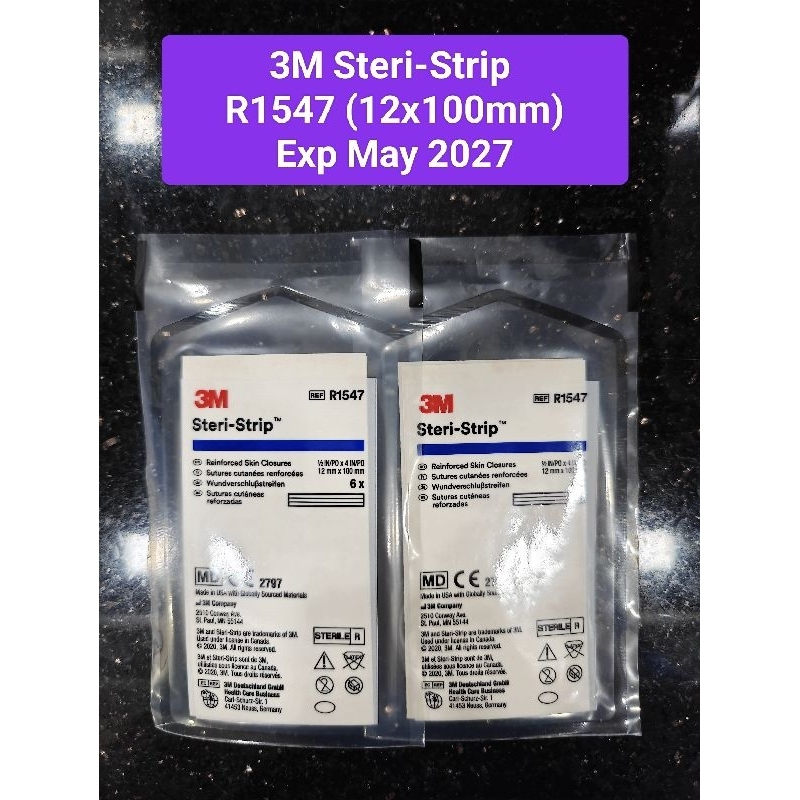 3M Steri-Strip R1547 (12x100mm) (12 strips) | Shopee Philippines