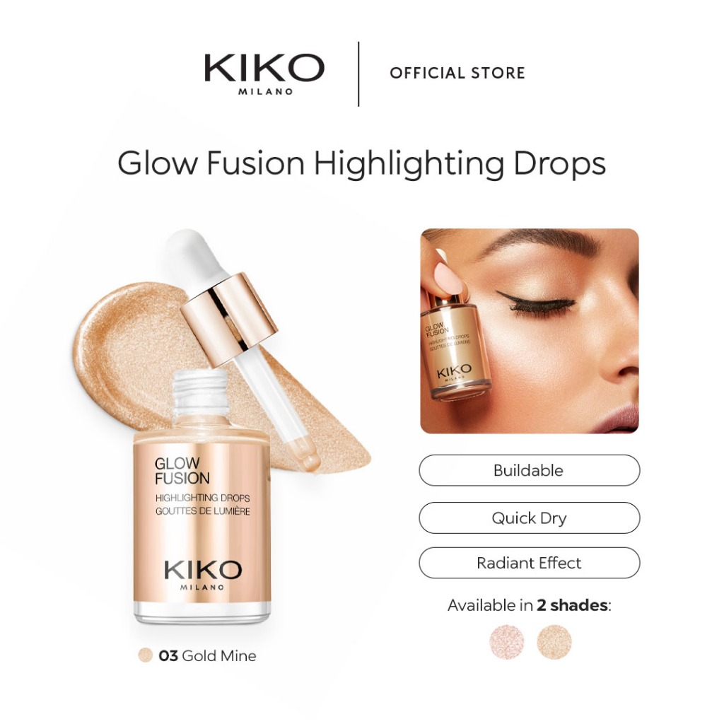 KIKO Milano Glow Fusion Highlighting Drops | Shopee Philippines