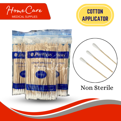 PARTNERS Cotton-Tipped Applicator Non-sterile (Small) 6" (100's) -1 ...