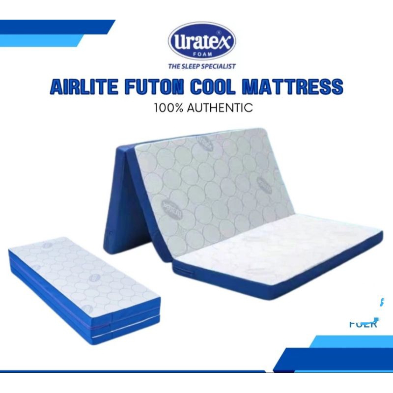Original uratex Airlite Futon 5years warranty Trifold 3 inches Thick ...