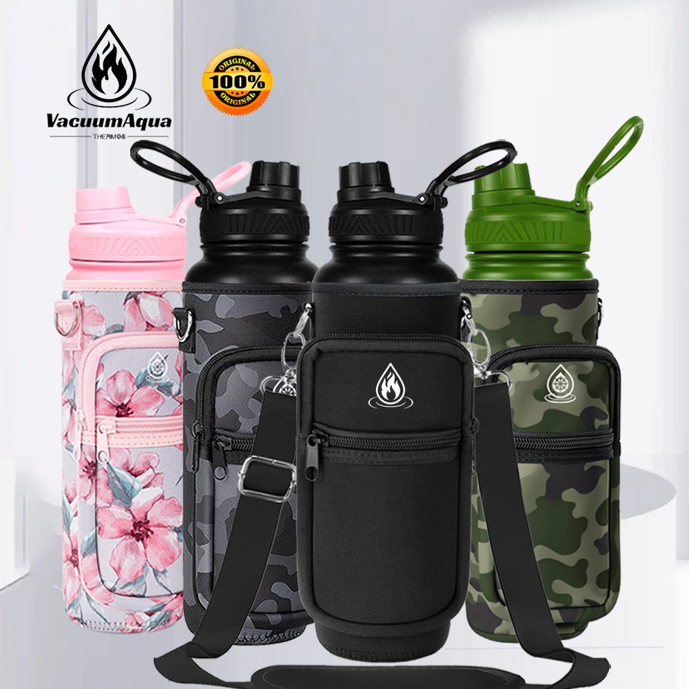 Water Bottle Bag for Aquaflask Accessories with Sling Strap 18oz 22oz ...