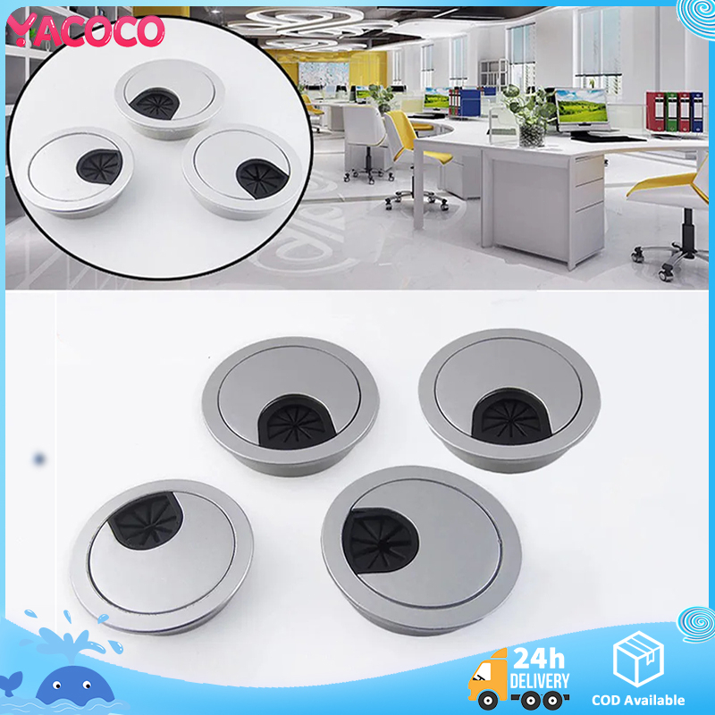 Desk Wire Hole Cover Base 50/60mm Office Desk Grommet Table Cable ...