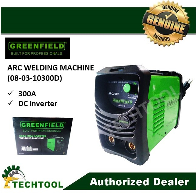 Greenfield ARC DC Inverter Welding Machine 300A (08-03-10300D) | Shopee ...